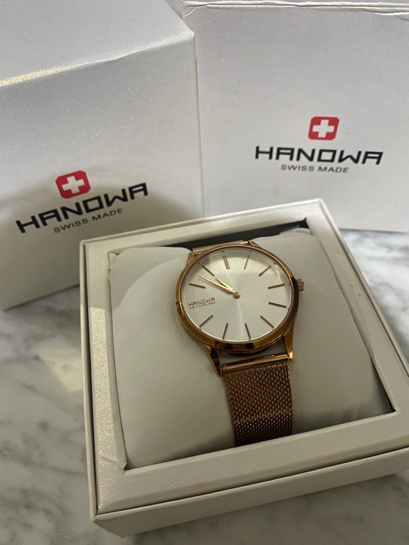 BNIB Hanowa Swiss Made Watch, Women's Fashion, Watches & Accessories ...