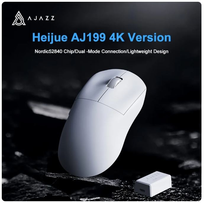 BNIP NEW AJAZZ AJ199 2.4GHz Wireless Mouse with 4K Receiver Gamer ...