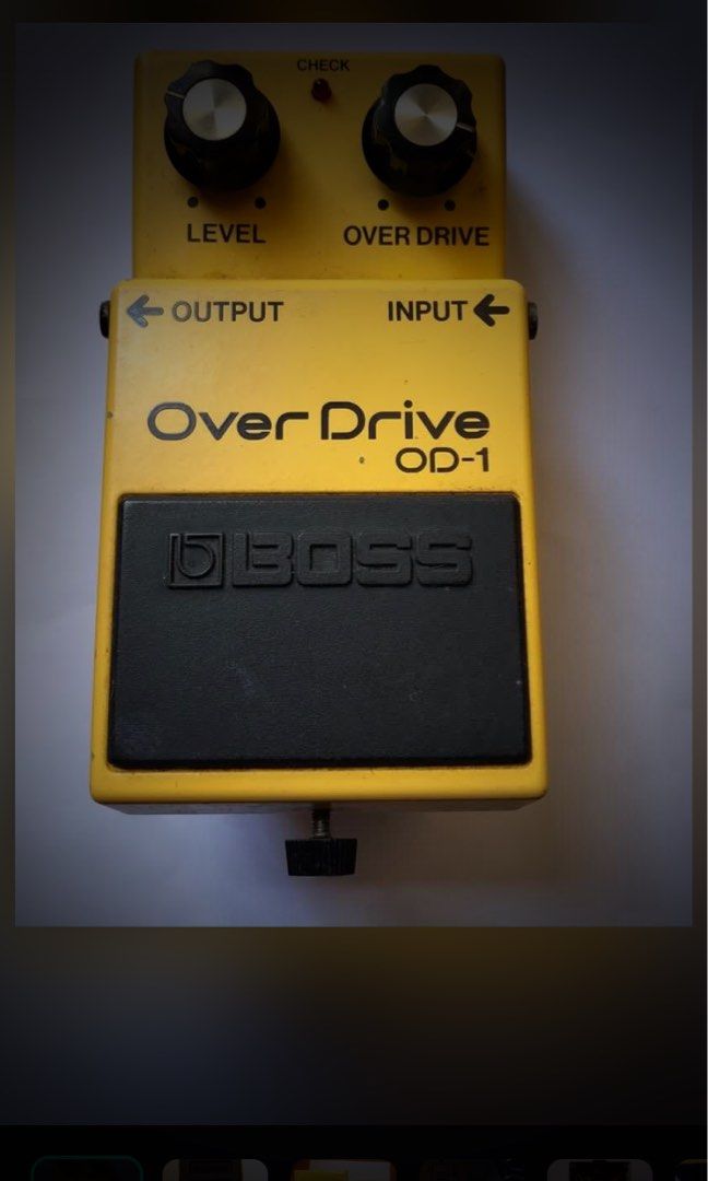 Boss overdrive OD1 Japan mij 1980, Hobbies & Toys, Music & Media, Music ...