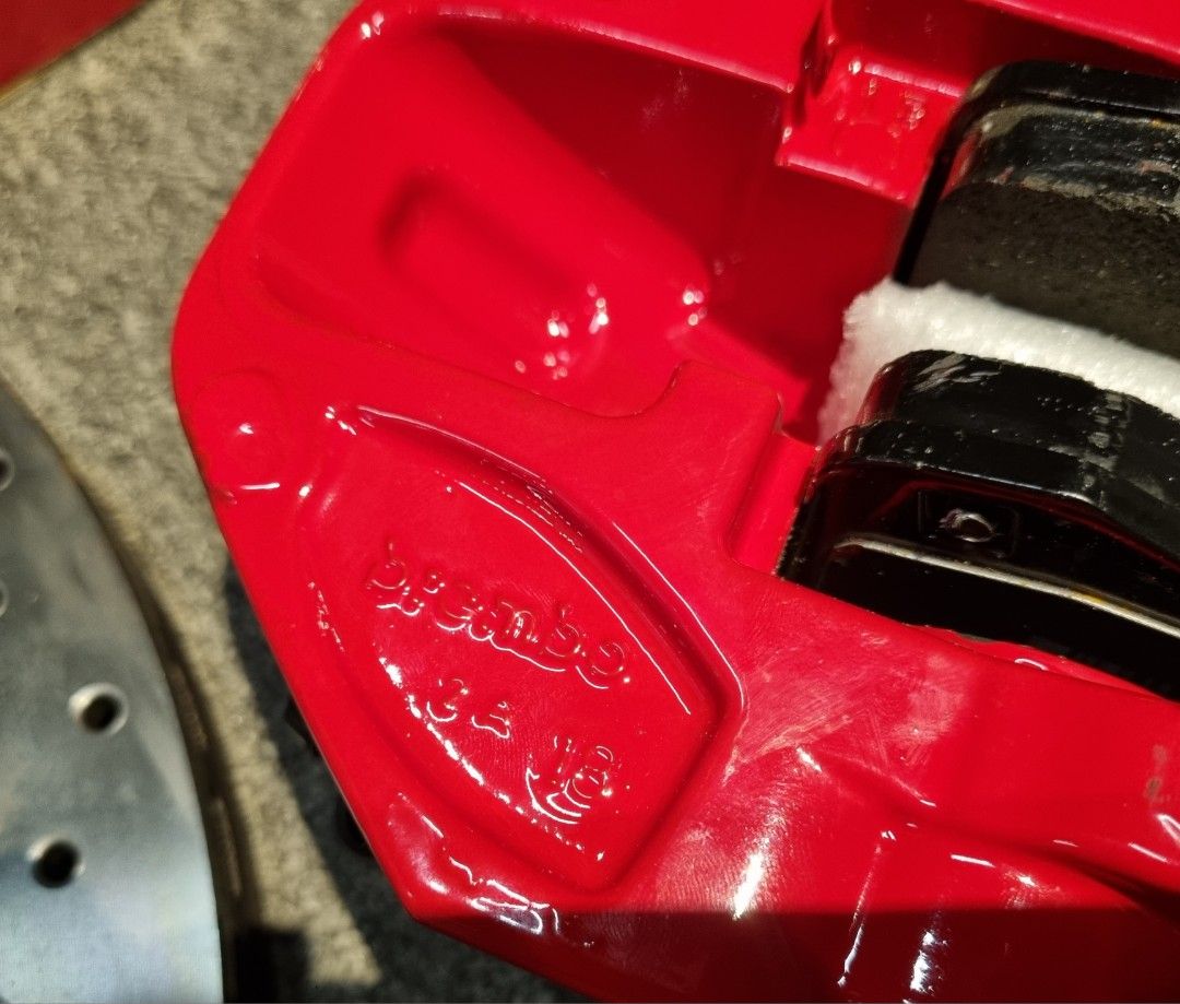 Refurbished Brembo 4 pot New tesla F50 Brake Kit Volkswagen/Audi/Skoda ...