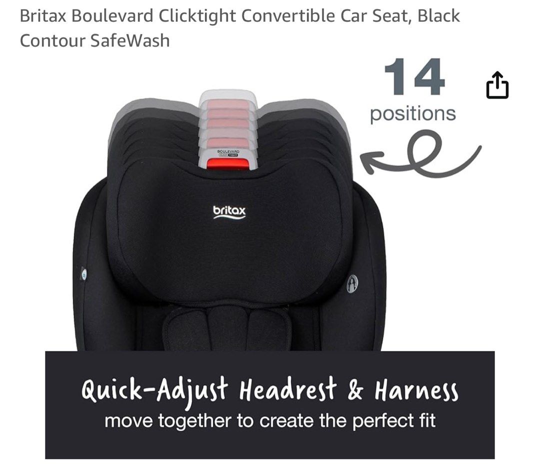 Britax boulevard convertible car set, Babies & Kids, Going Out, Car ...