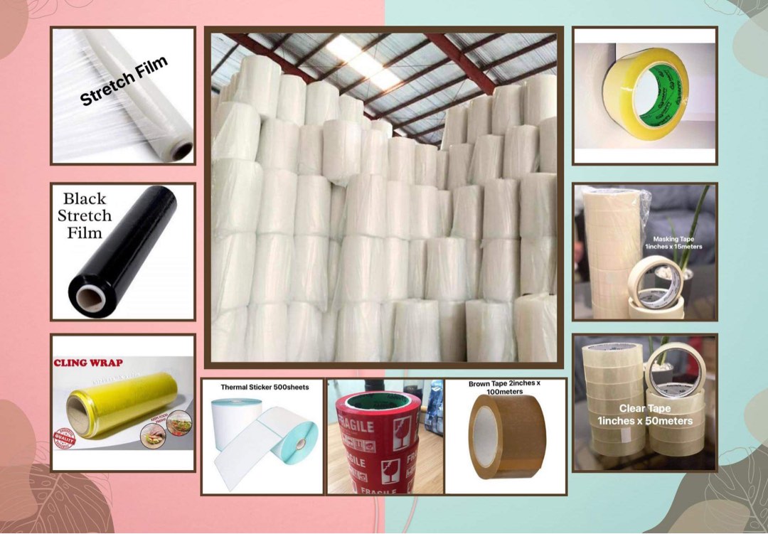 Bubble Wraps, Cling Wraps, Packaging Tapes, and Thermal Stickers ...