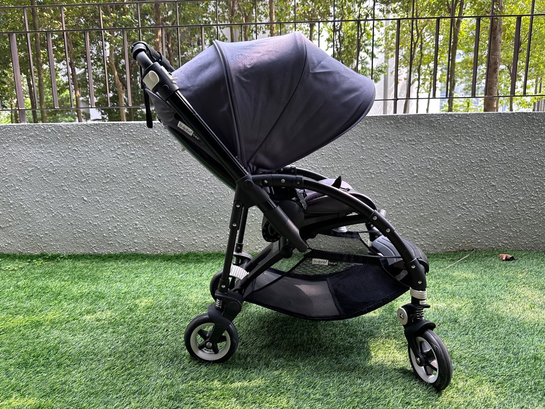 BUGABOO BEE 5 (BLACK FRAME, GREY MELANGE), Babies & Kids, Going Out ...