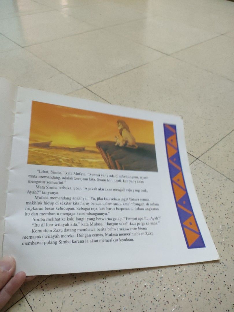 buku cerita Disney Raja Rimba & Hercules, Buku & Alat Tulis, Buku Anak ...