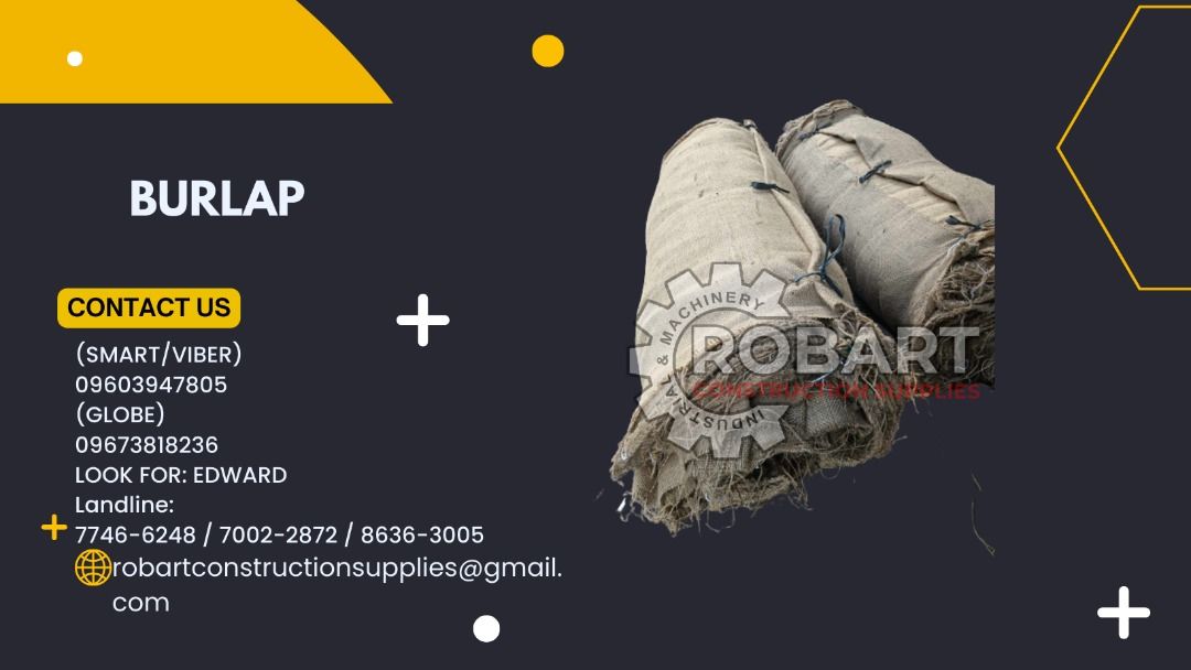 BURLAP, Commercial & Industrial, Construction & Building Materials on ...