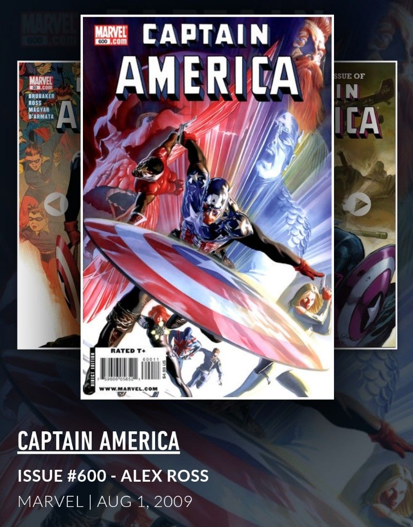 CAPTAIN AMERICA #600, Hobbies & Toys, Books & Magazines, Comics & Manga ...