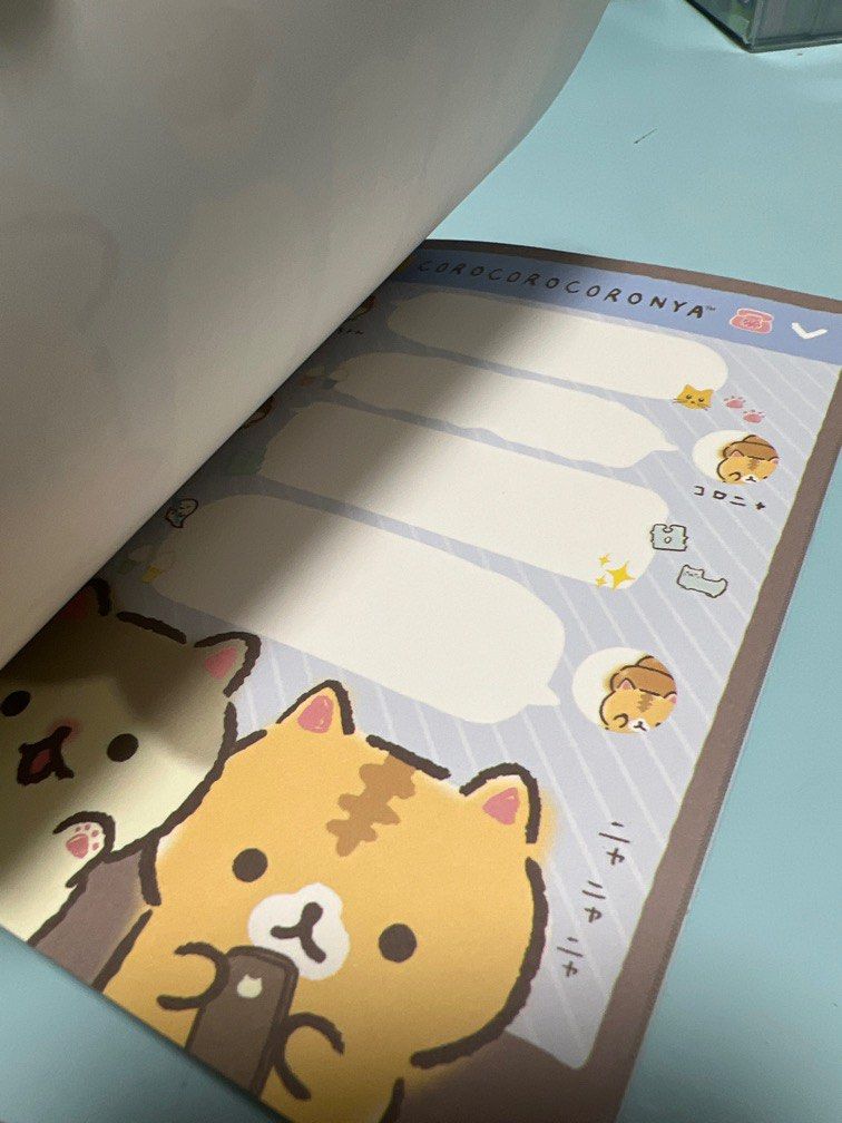 Caro Caro Caro Nya Memo paper 筆記紙, 興趣及遊戲, 書本 & 文具, 小朋友書 - Carousell