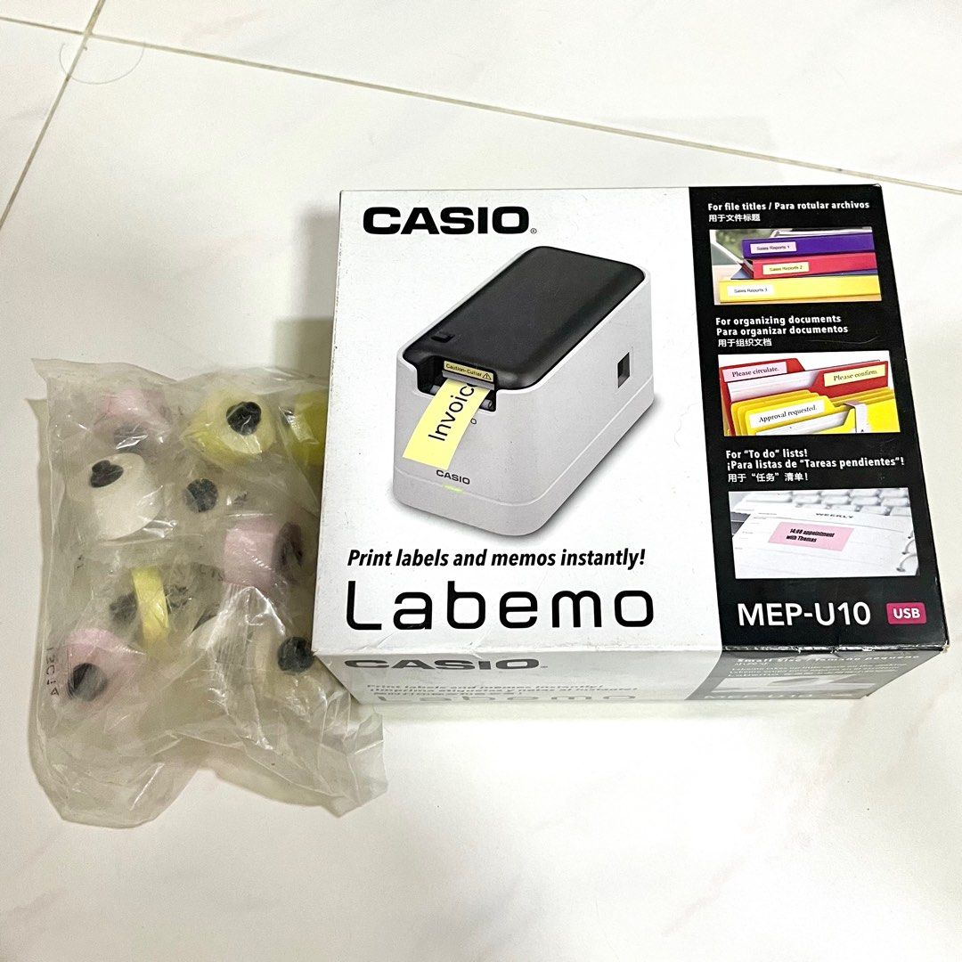 Casio Label Printer, Computers & Tech, Printers, Scanners & Copiers on Carousell