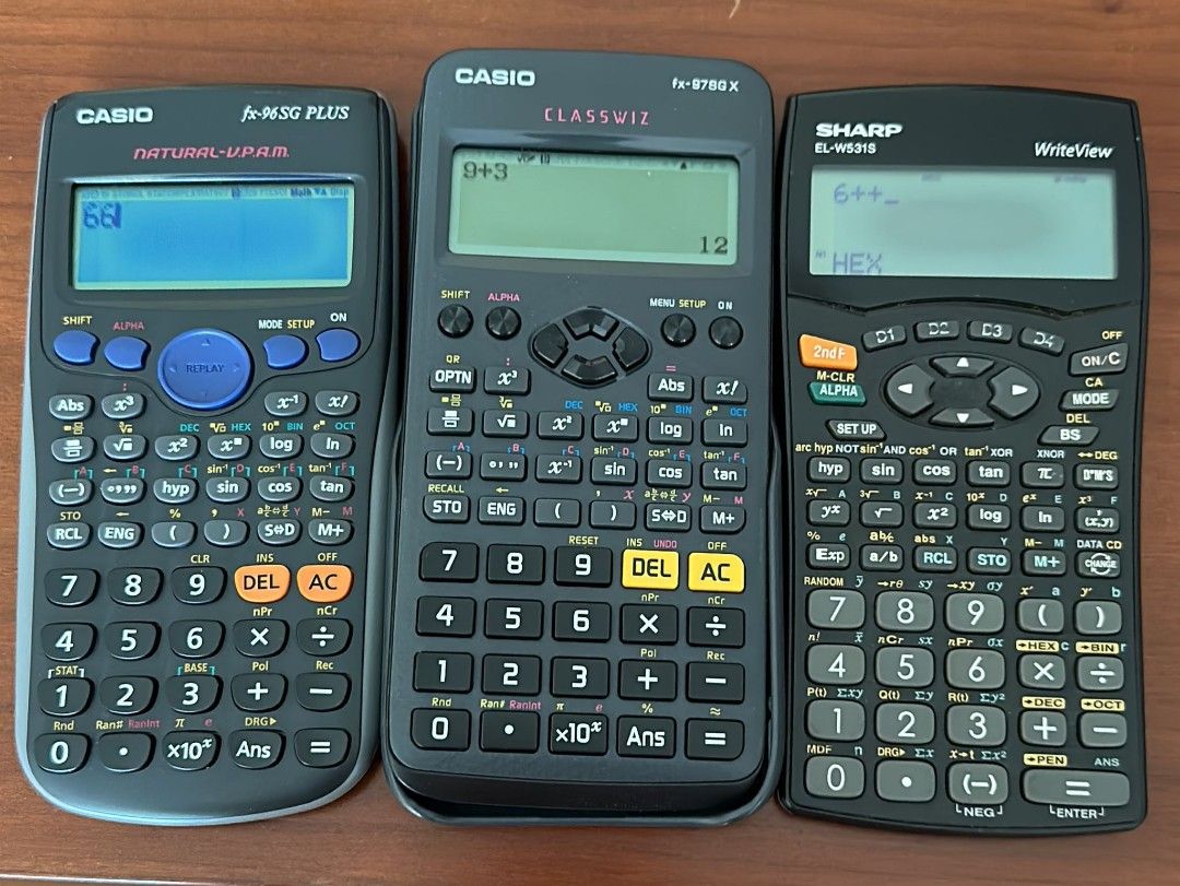 Casio sharp calculator, Hobbies & Toys, Stationery & Craft, Stationery & School Supplies on ...