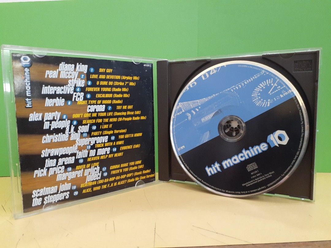 (CD) Hit Machine 10, Hobbies & Toys, Music & Media, CDs & DVDs on Carousell