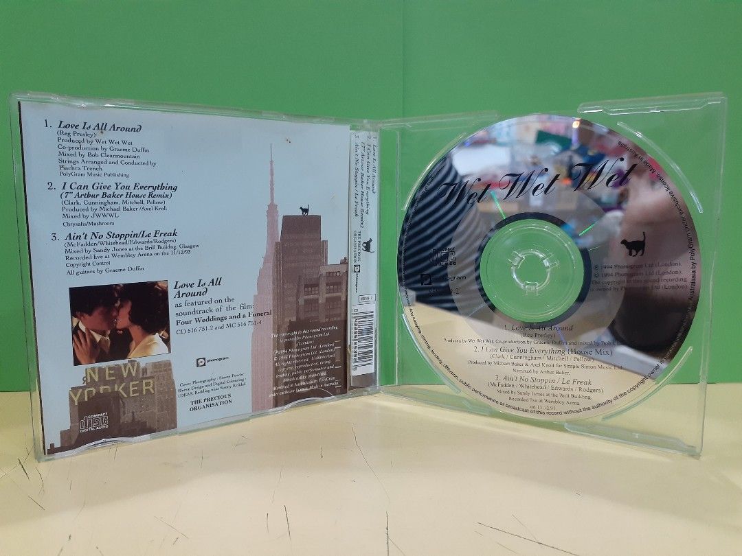 (CD) Wet Wet Wet Love Is All Around, Hobbies & Toys, Music & Media, CDs ...