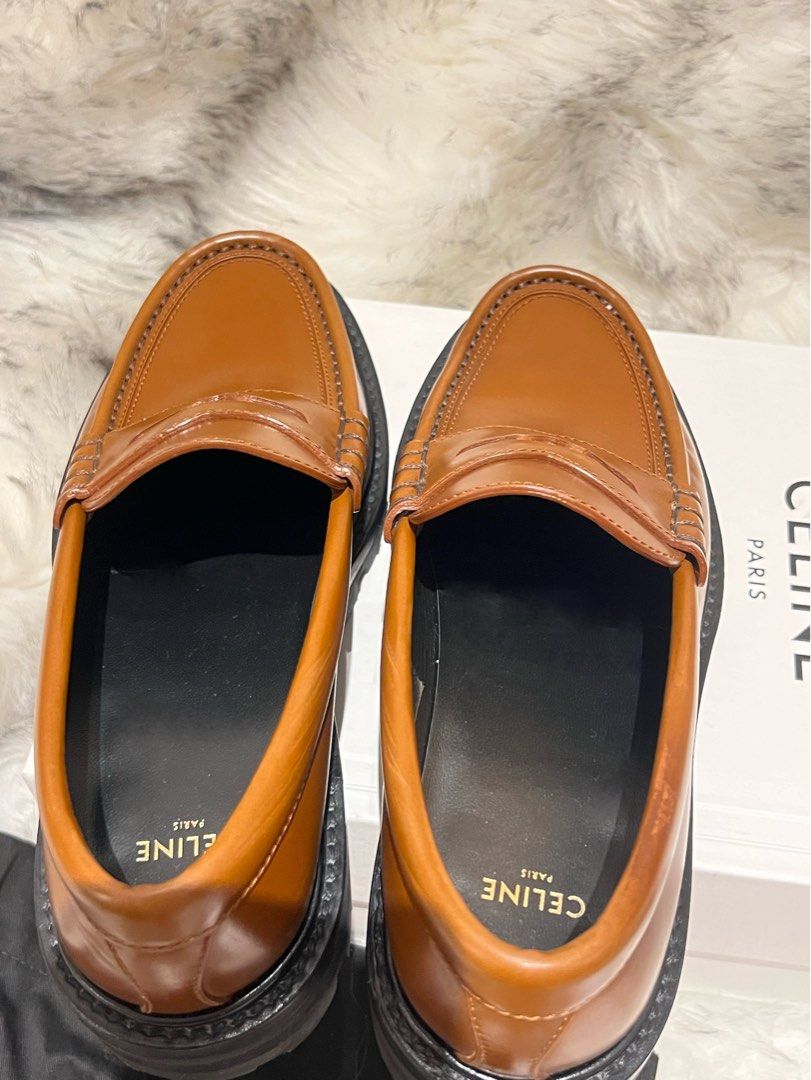 CELINE MARGARET LOAFER WITH TRIOMPHE CHAIN, Women's Fashion, Footwear ...