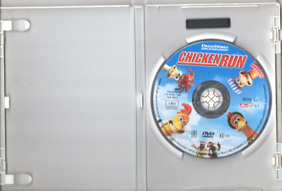 Chicken Run ***original dvd***, Hobbies & Toys, Music & Media, CDs ...