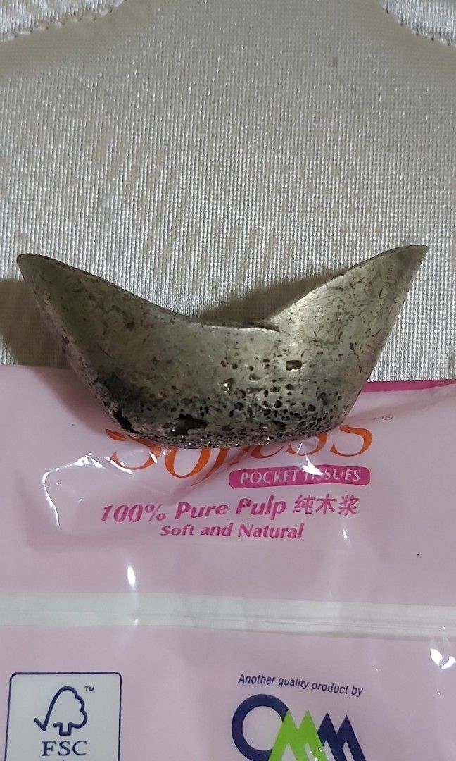 Chinese silver sycee., Hobbies & Toys, Memorabilia & Collectibles ...