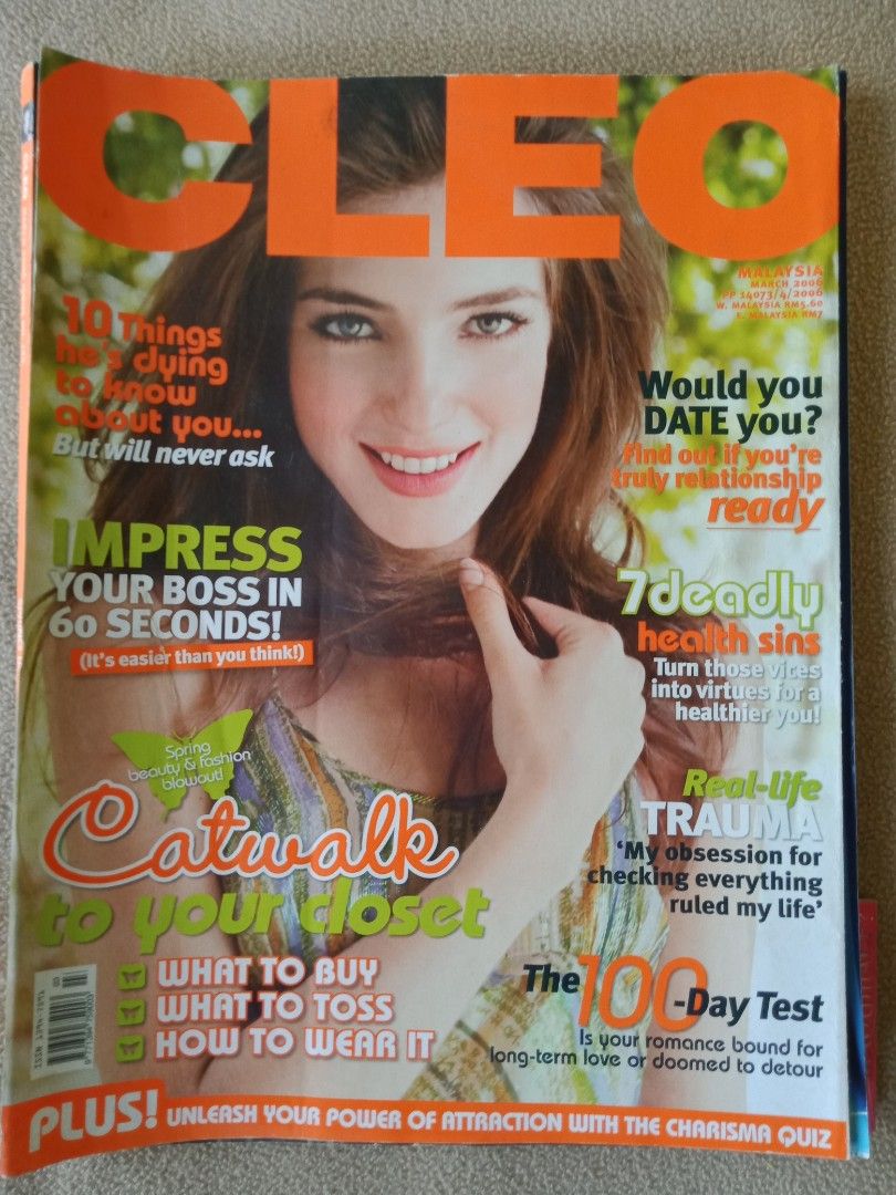 Cleo Magazine March 2006, Hobbies & Toys, Books & Magazines, Magazines ...