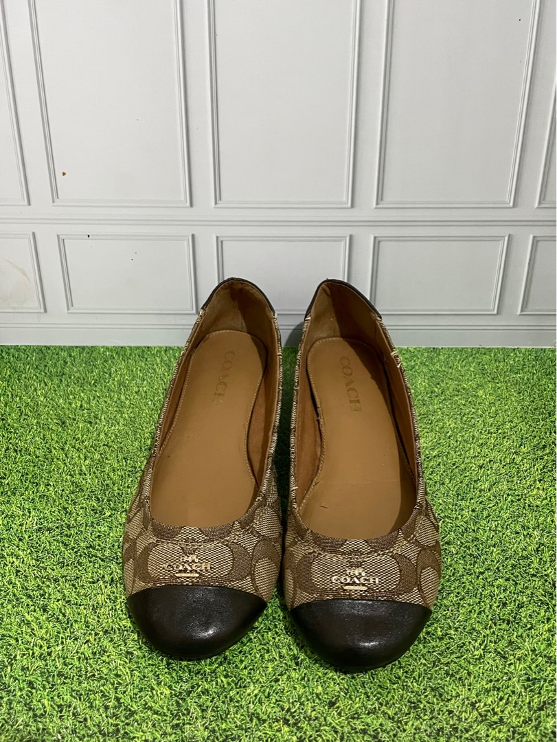 Coach Chealse Signature Preloved Authentic, Fesyen Wanita, Sepatu di ...