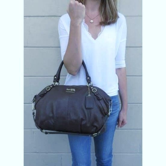 Coach Madison Sophia Leather 2-way bag, Luxury, Bags & Wallets on Carousell