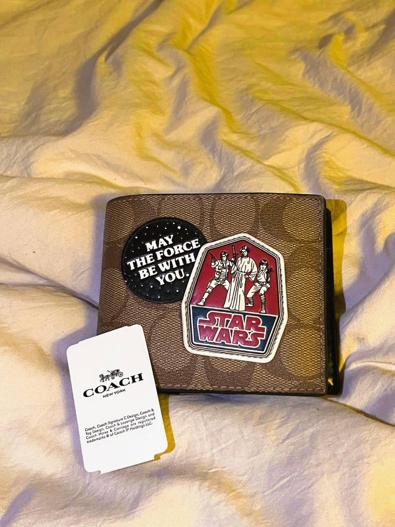 Coach Men wallet x Star wars, Luxury, Bags & Wallets on Carousell