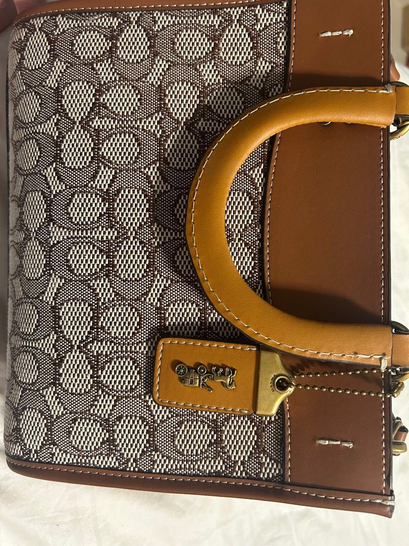 COACH Rouge 25 IN SIGNATURE TEXTILE JACQUARD, Luxury, Bags & Wallets on ...