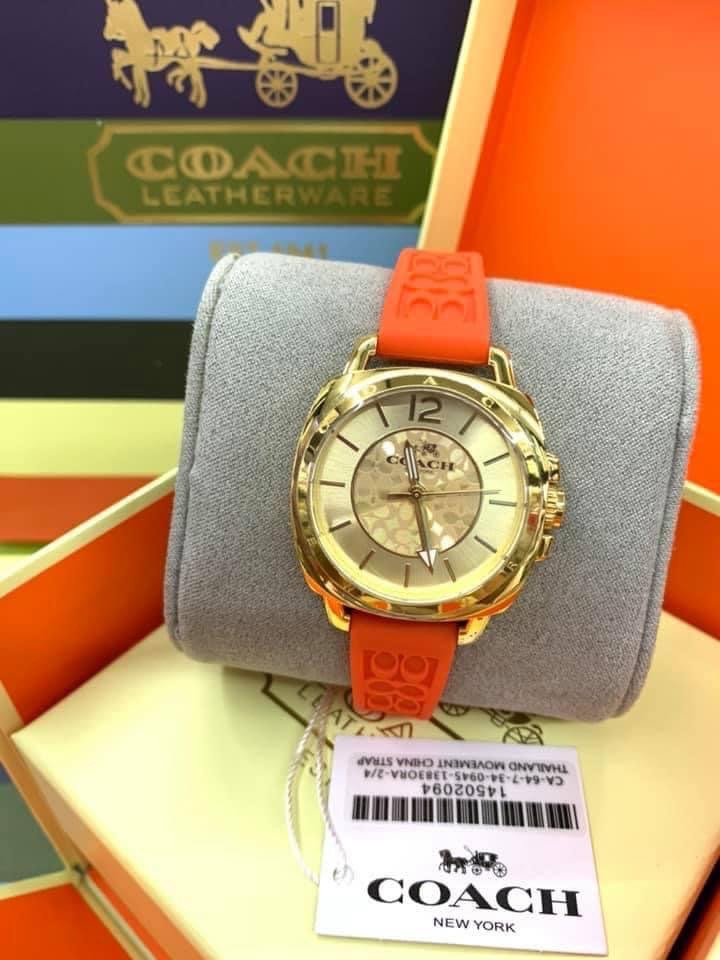 Coach Watch Orange, Women's Fashion, Watches & Accessories, Watches on ...
