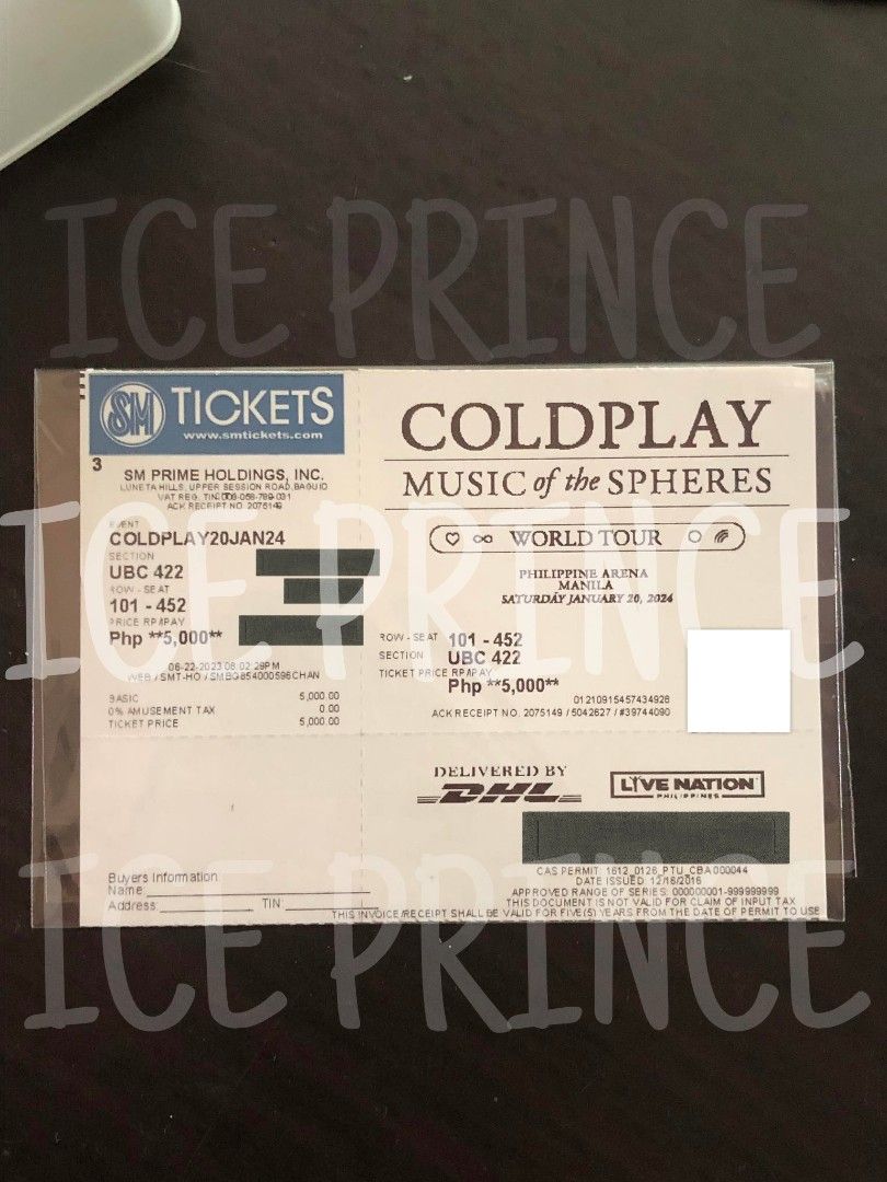 Coldplay Music of the Spheres World Tour, Tickets & Vouchers, Event ...