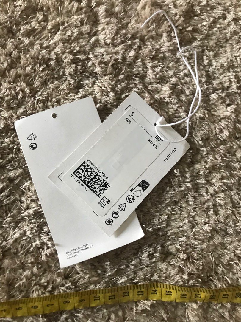 COS TAG BOOKLET LABEL BRAND TAG NEW AUTHENTIX, Buku & Alat Tulis, Alat ...