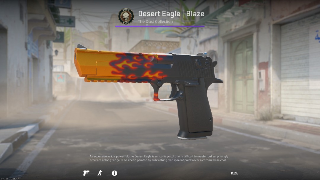CSGO CS2 Deagle Blaze FN, Video Gaming, Gaming Accessories, In-Game ...