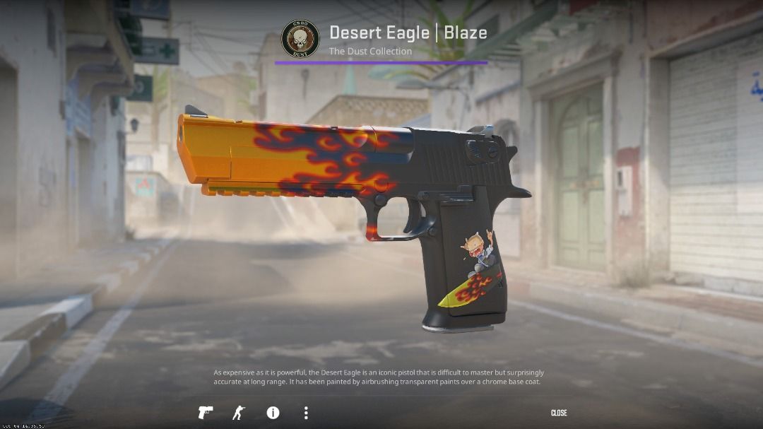 CSGO CS2 Deagle Blaze FN, Video Gaming, Gaming Accessories, In-Game Products on Carousell