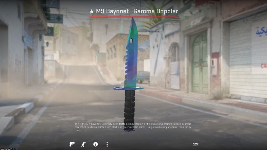CSGO CS2 M9 Bayonet Gamma Doppler Phase 1, Video Gaming, Gaming Accessories, In-Game Products on ...