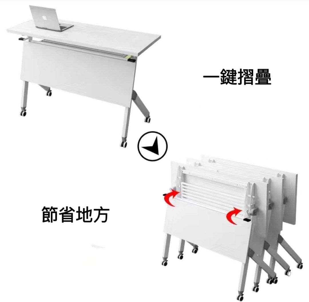 D2954 摺疊培訓會議桌, 傢俬＆家居, 傢俬, 桌子 - Carousell