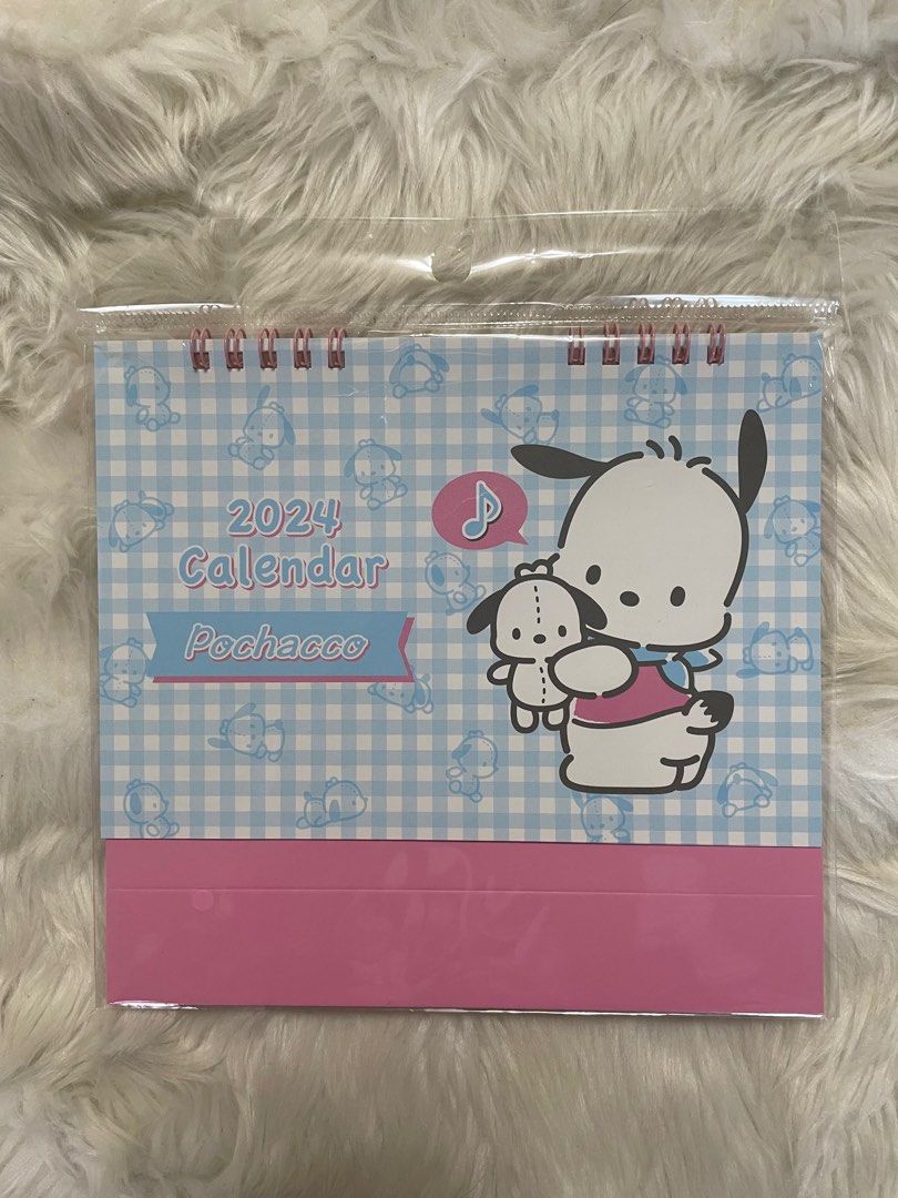 Daiso Sanrio Character Desk Calendar 2024, Hobbies & Toys, Stationary ...