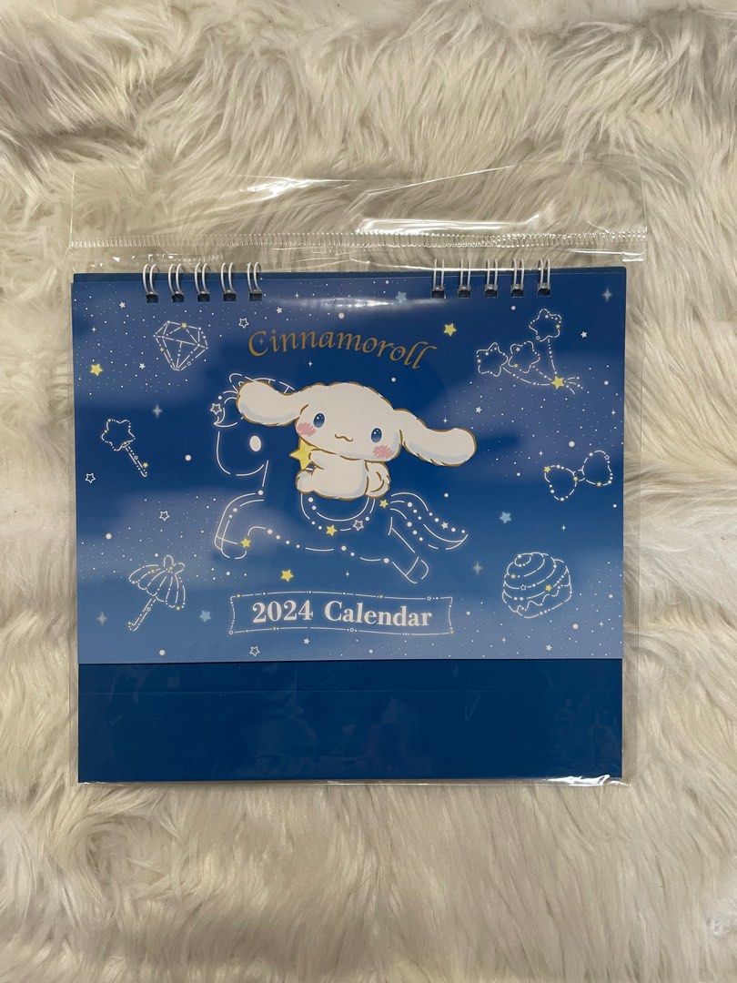 Daiso Sanrio Character Desk Calendar 2024, Hobbies & Toys, Stationary ...