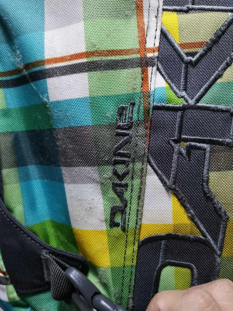 Dakini Green Checkered Backpack Bag, Men's Fashion, Bags, Backpacks on ...