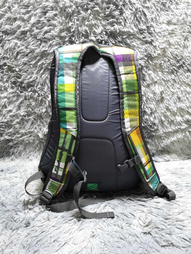 Dakini Green Checkered Backpack Bag, Men's Fashion, Bags, Backpacks on ...
