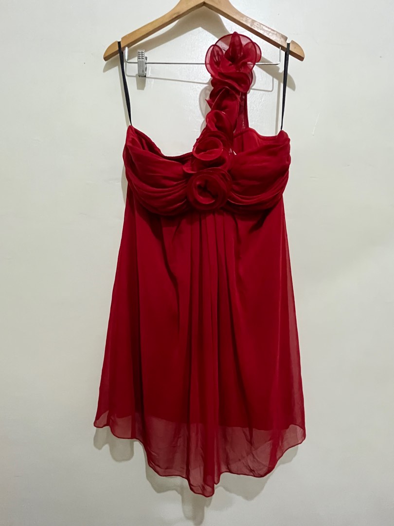 Deb red formal gown XL, Women's Fashion, Dresses & Sets, Evening ...