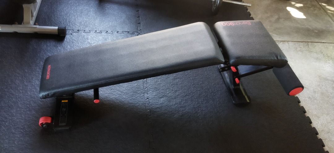 DECATHLON DOMYOS BENCH 900 Adjustable bench press, Sports Equipment ...