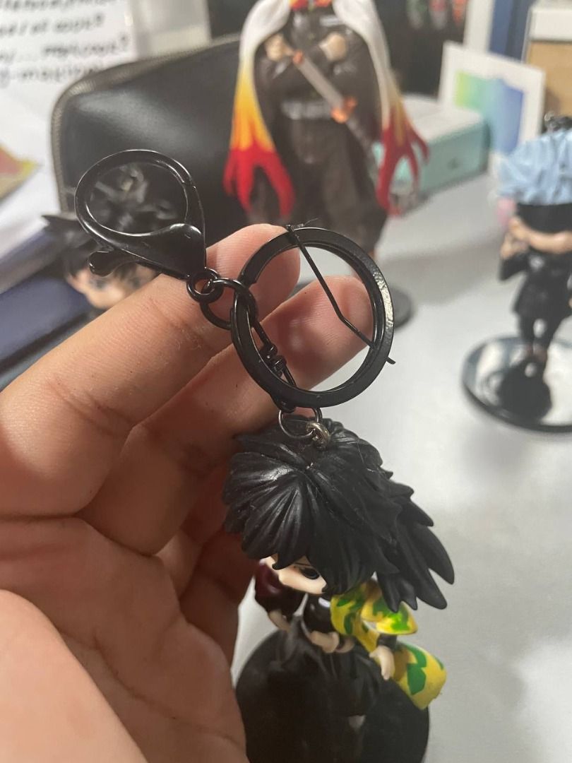DEMON SLAYER ANIME TOMIOKA GIYUU FIGURINE KEYCHAIN, Hobbies & Toys ...