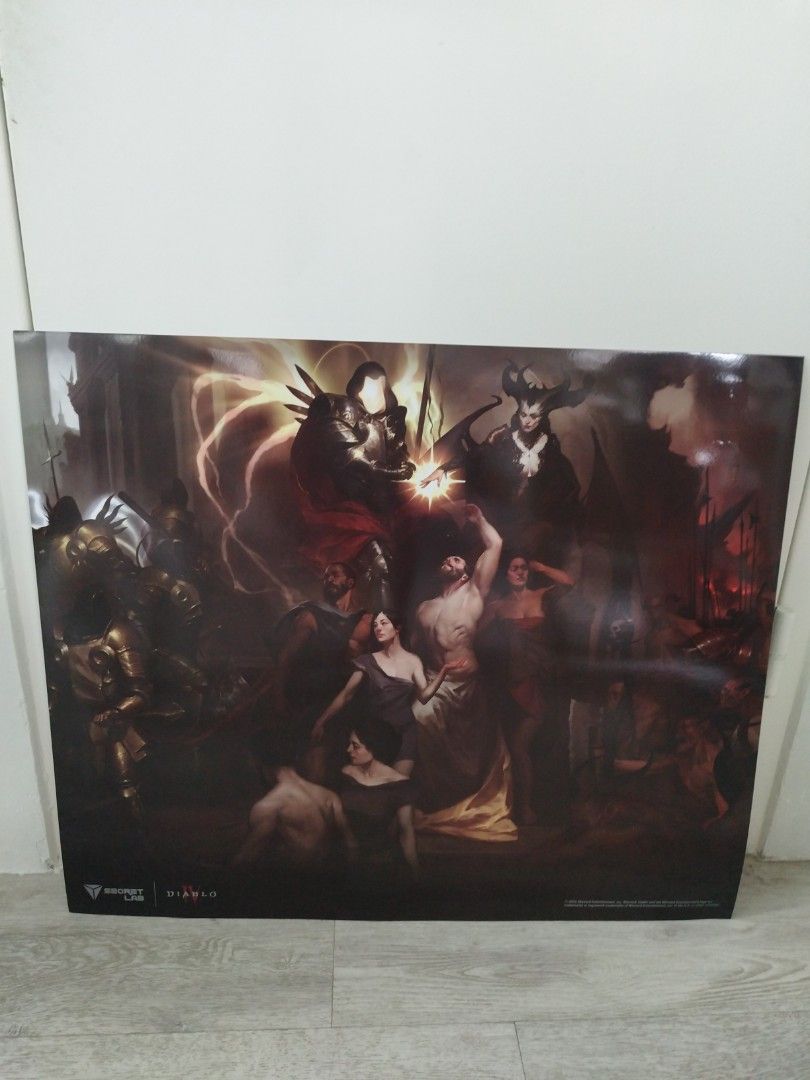 Diablo IV Poster by SecretLab, Furniture & Home Living, Home Decor ...
