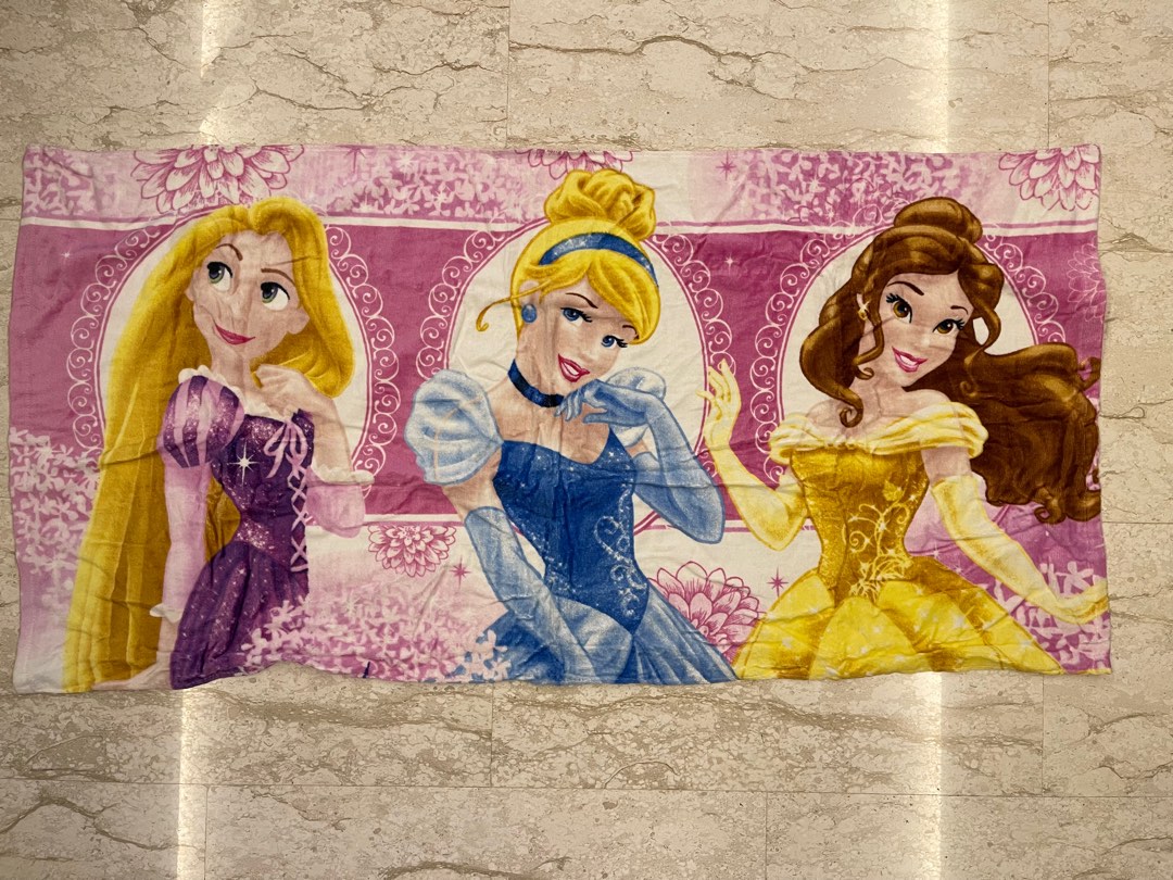 Disney princess bath towel, Babies & Kids, Bathing & Changing, Bathtub ...