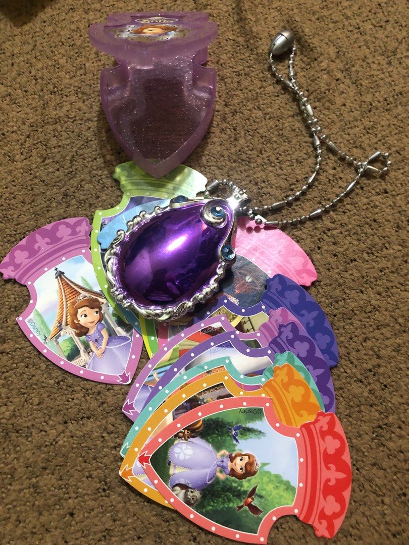 Disney sofia sound pendant by jakks pacific and collectible cards, Hobbies & Toys, Toys & Games ...