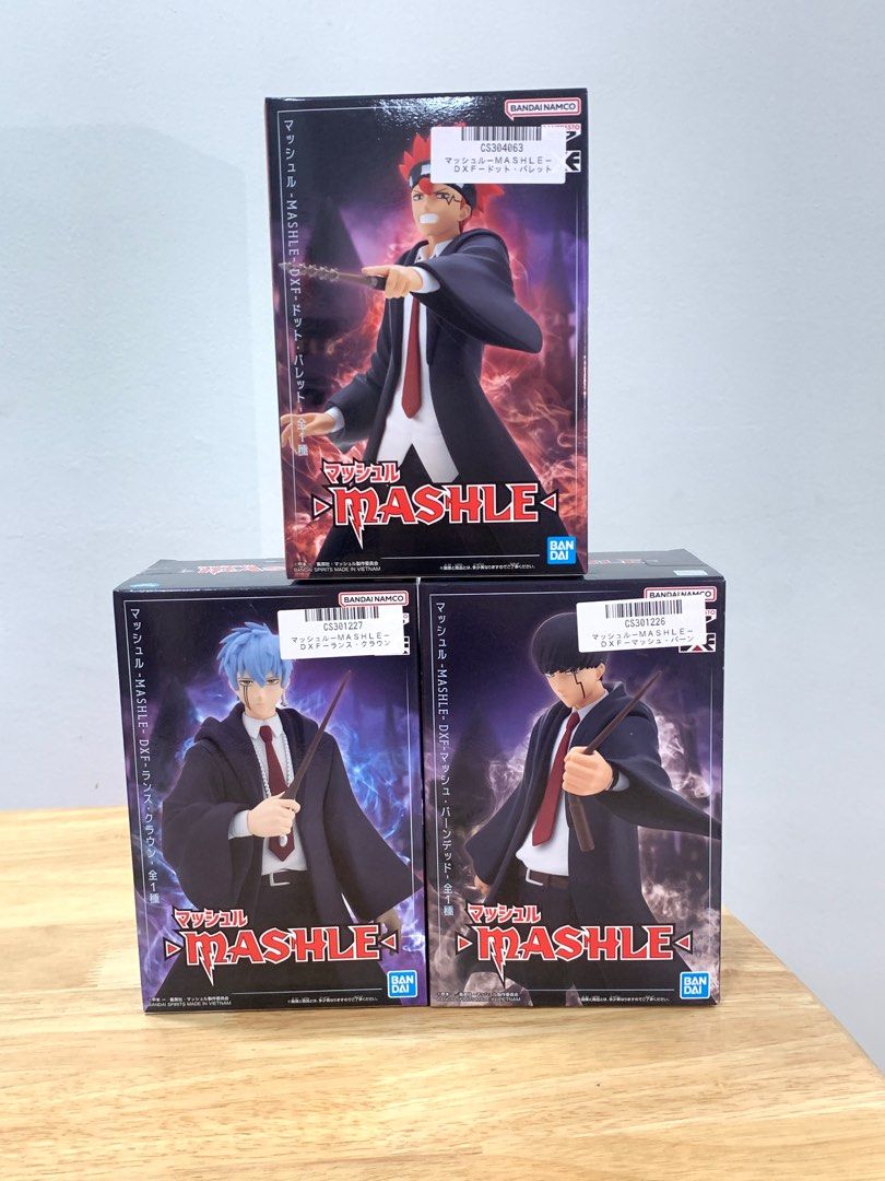 DXF Mashle: Magic And Muscles - Mash Burnedead & Lance Crown & Dot ...