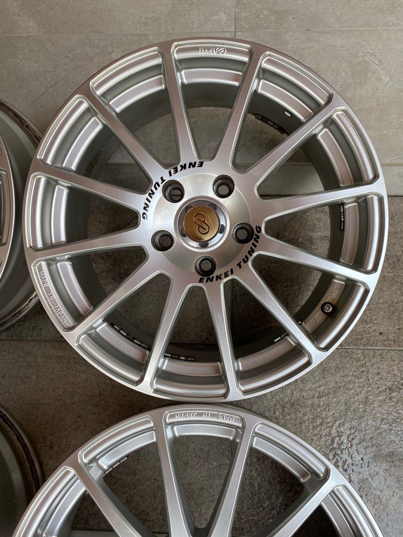 Enkei sport rims, Car Accessories, Tyres & Rims on Carousell
