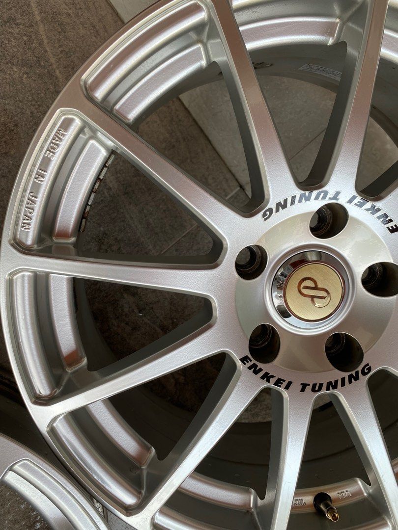 Enkei sport rims, Car Accessories, Tyres & Rims on Carousell