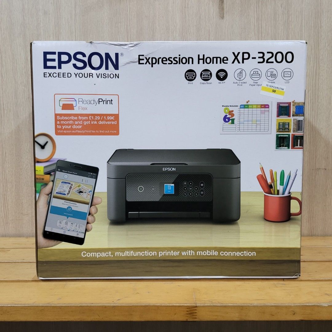 EPSON XP-3200 All-In-One Wireless Printer, Computers & Tech, Printers ...