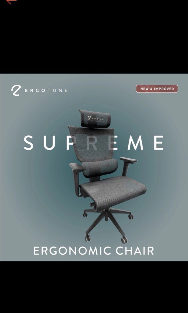 ErgoTune Supreme Ergonomic Chair - Customisable Ergonomics, ATLAS ...