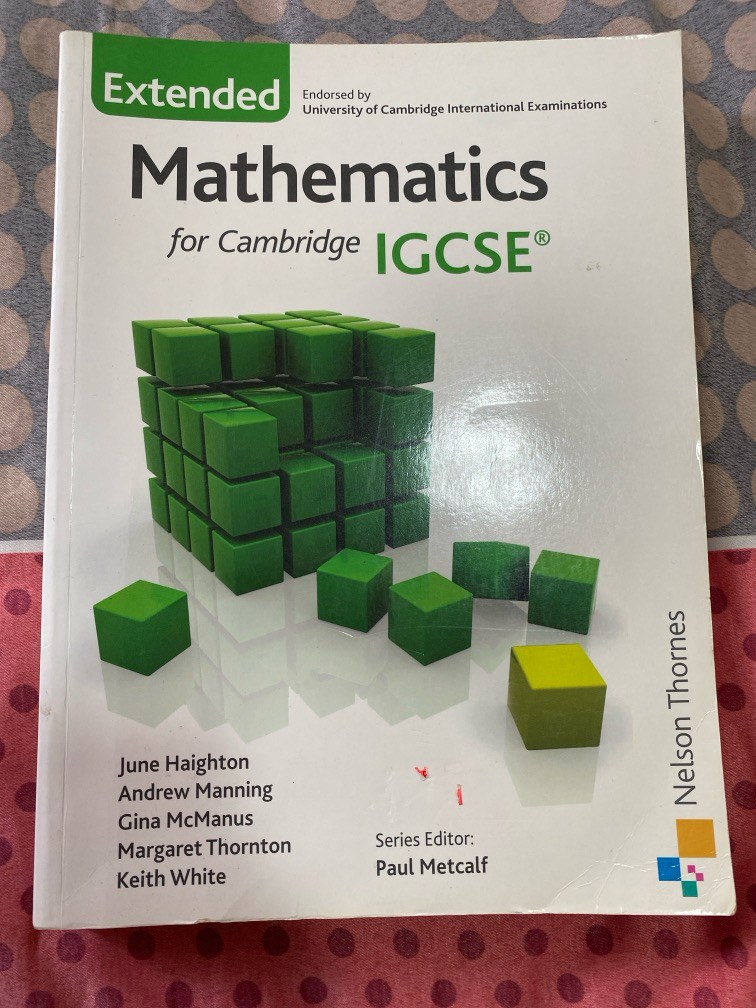 Extended Mathematics for Cambridge IGCSE, Hobbies & Toys, Books ...