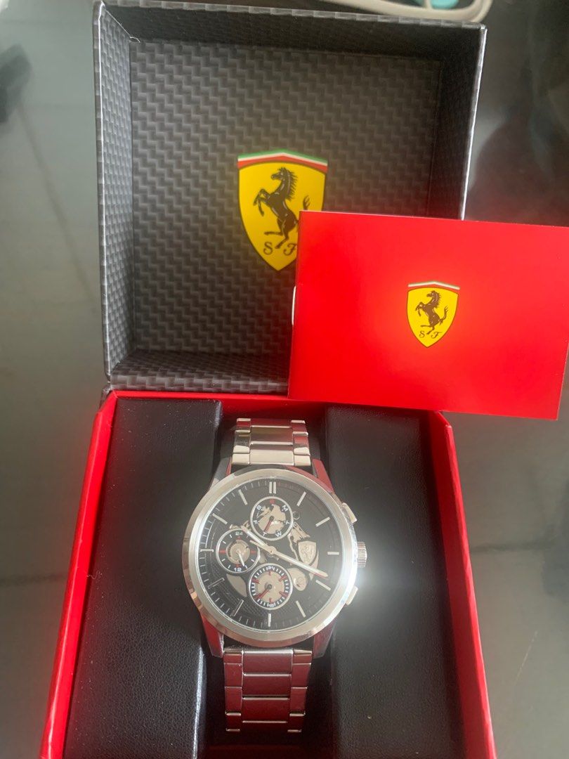 Ferrari watch, Men's Fashion, Watches & Accessories, Watches on Carousell