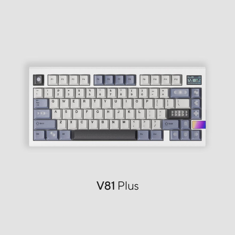 Finalkey V81 Plus VIA Aluminium Gasket Wireless Keyboard Kit, Computers ...