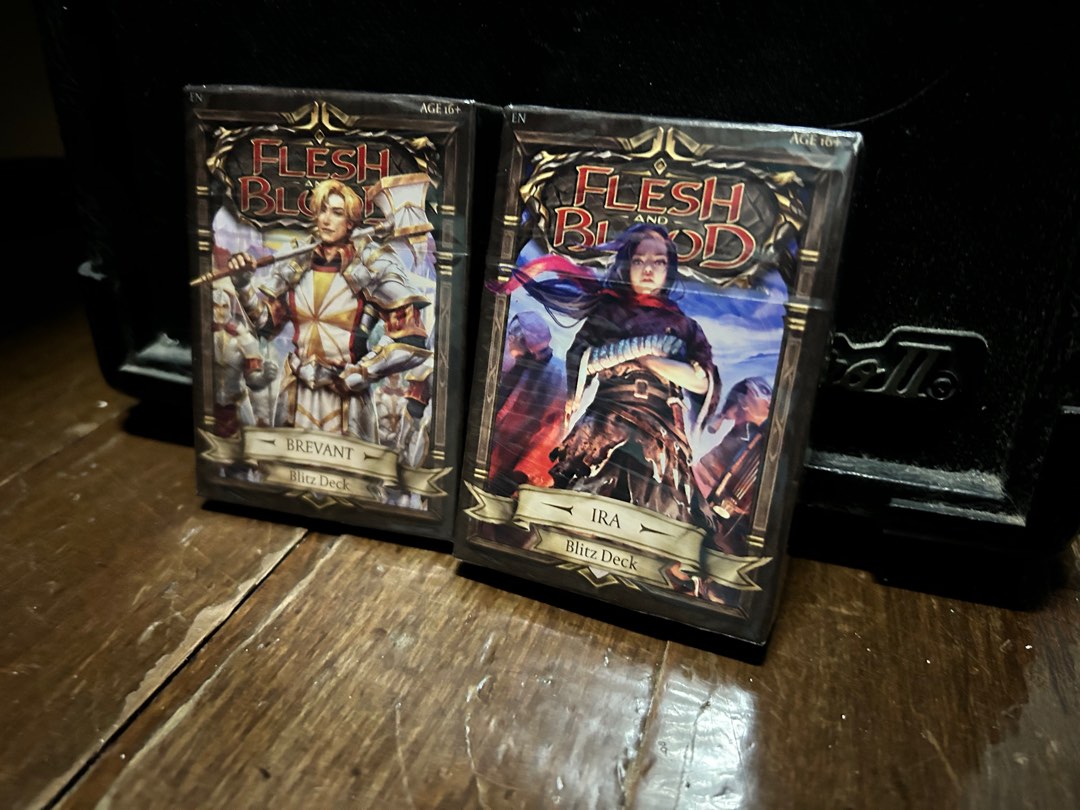 Flesh and Blood FAB TCG Round The Table Guardian and Ninja Decks ...