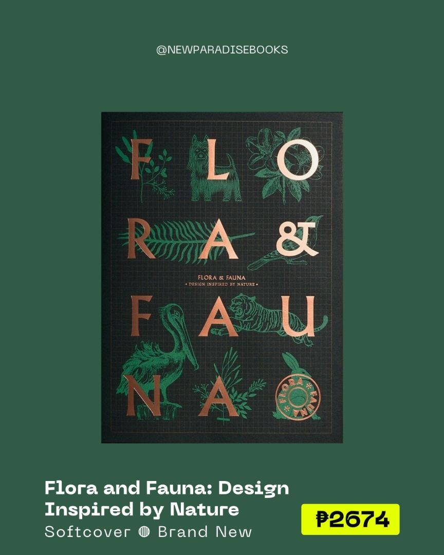 Flora and Fauna: Design Inspired by Nature Victionary | Typography Illustration Graphic Design ...